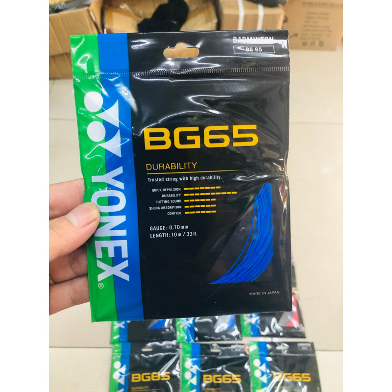 Dây đan vợt cầu lông yonex BG65 0.7mm chính hãng | Shopee Việt Nam