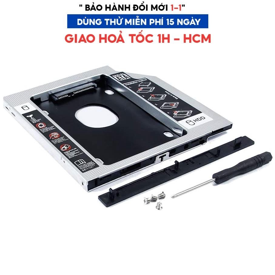 Caddy Bay SSD HDD SATA 3 9.5mm 12.7mm Khay ổ cứng thay thế ổ DVD NEW ...