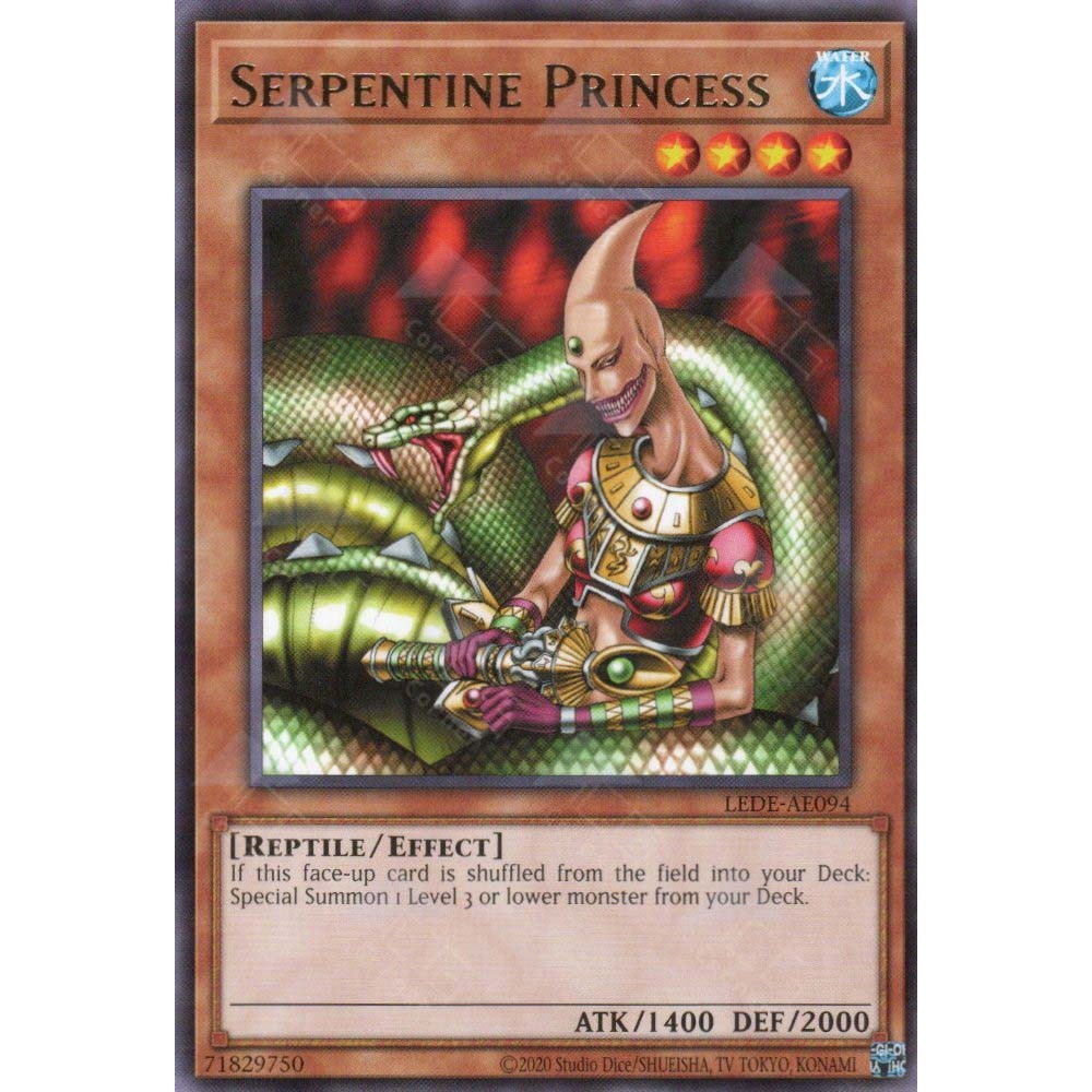 [ Bài Yugioh Chính Hãng ] LEDE-AE094 Serpentine Princess - Rare ...