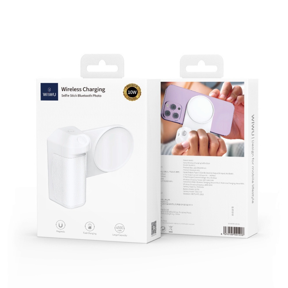 PKDT GẬY SELFIE WIWU WI-W016 KIÊM SẠC KHÔNG DÂY SIÊU TIỆN NHỎ GỌN CẦM TAY | Shopee Việt Nam