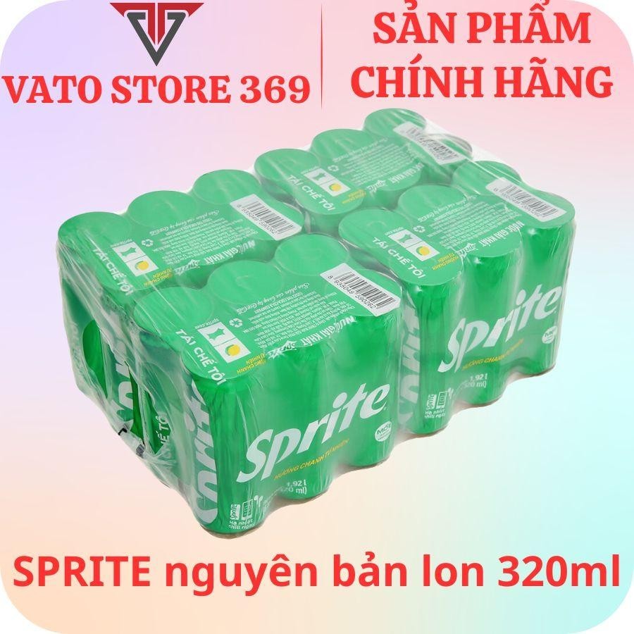 Nước ngọt có ga SPRITE lon 320ml | Shopee Việt Nam