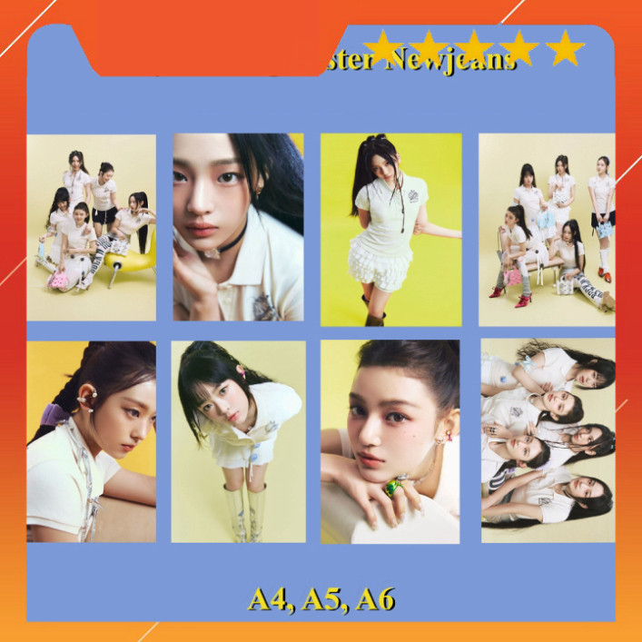 [HOT] Bộ 64 Tấm Poster Trang Trí NewJeans K-Pop - "Get Up" Photo ...