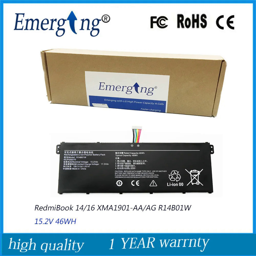 15.2V 48Wh 3220mAh Pin máy tính xách tay r14b01w cho Xiaomi redmibook ...