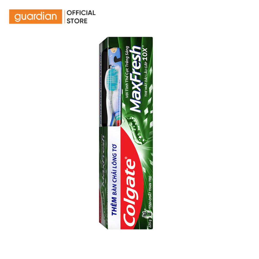 Kem Đánh Răng Colgate Maxfresh Than Tre 225Gr Tặng Bàn Chải Đánh Răng ...