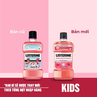 Bộ 3 chai Nước Súc Miệng Listerine Kids Mouthwash with berry shield ...