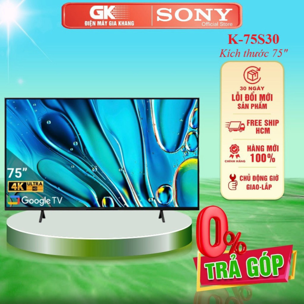 K-75S30 / K-85S30 - Google Tivi Sony 4K BRAVIA 3 K-75S30 / K-85S30 ...
