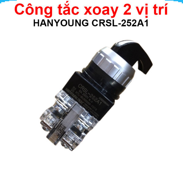 Công tắc xoay 2 vị trí HANYOUNG 6A/250VAC/1NO+1NC phi 25 CRSL - 252A1 | Shopee Việt Nam