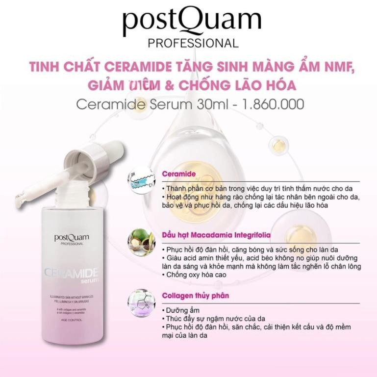 (CÔNG TY) Tinh Chất Serum Ceramide Postquam giúp phục hồi hàng rào da ...