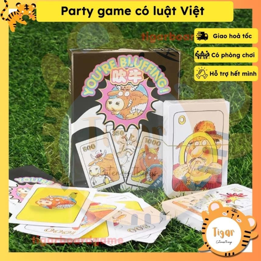 [Hỏa Tốc] Boardgame thẻ bài You're Bluffing - Bạn đã bị bịp | Shopee ...