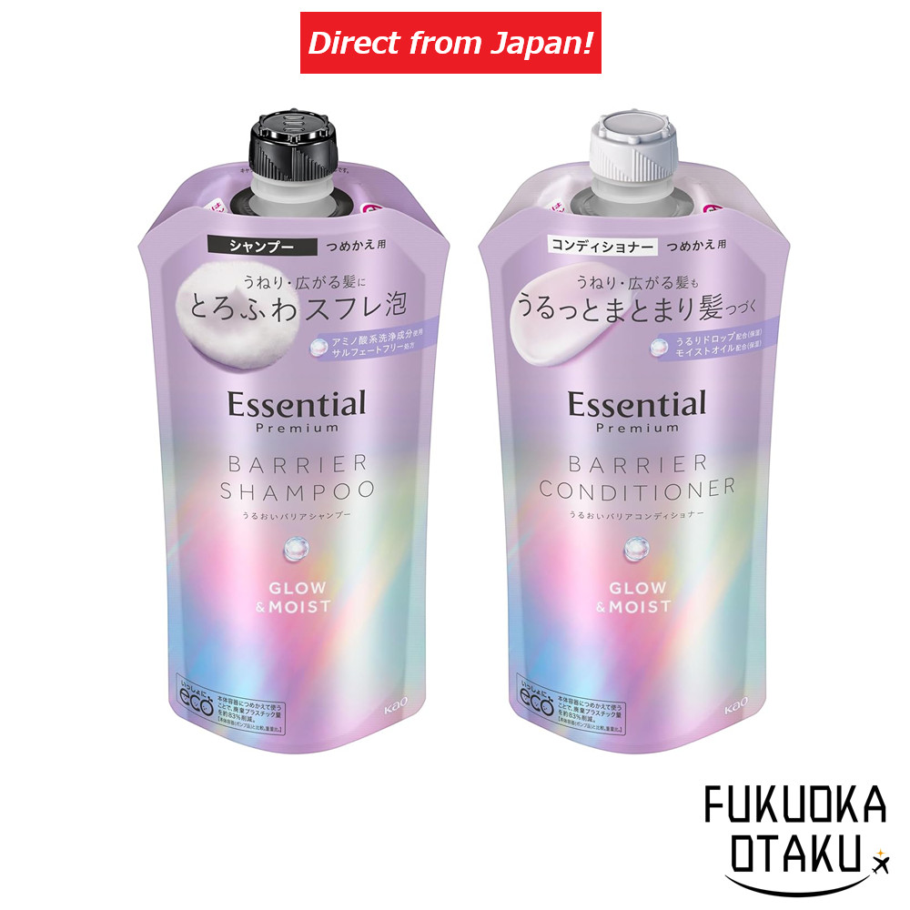 Essential Premium Moisture Barrier Glow & Moist Refill Shampoo ...
