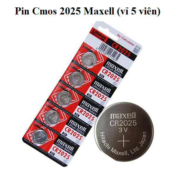 PIN CMOS 2025 MAXELL (VỈ 5 VIÊN) | Shopee Việt Nam