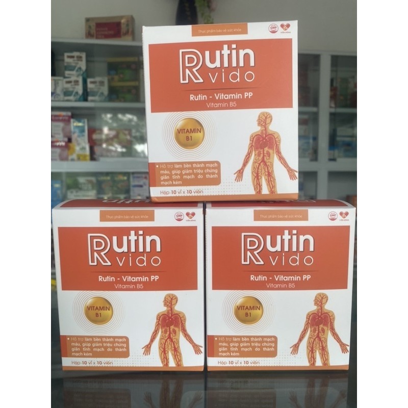 Rutin vido( Rutin-vitamin PP vitamin B5) | Shopee Việt Nam