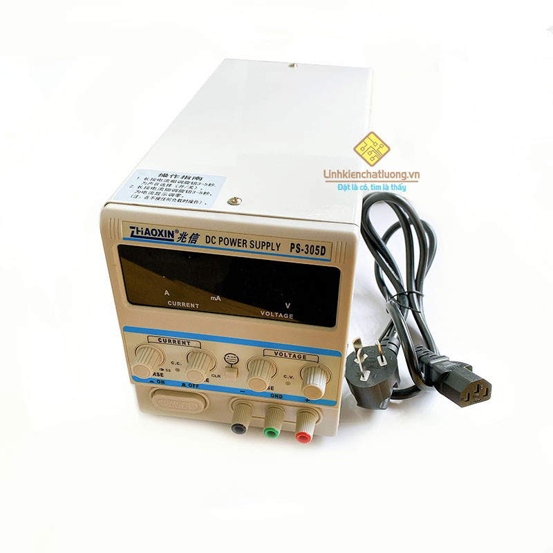 Máy cấp ng.uồn Zhaoxin PS-305D 5A 30V chính hãng | Shopee Việt Nam