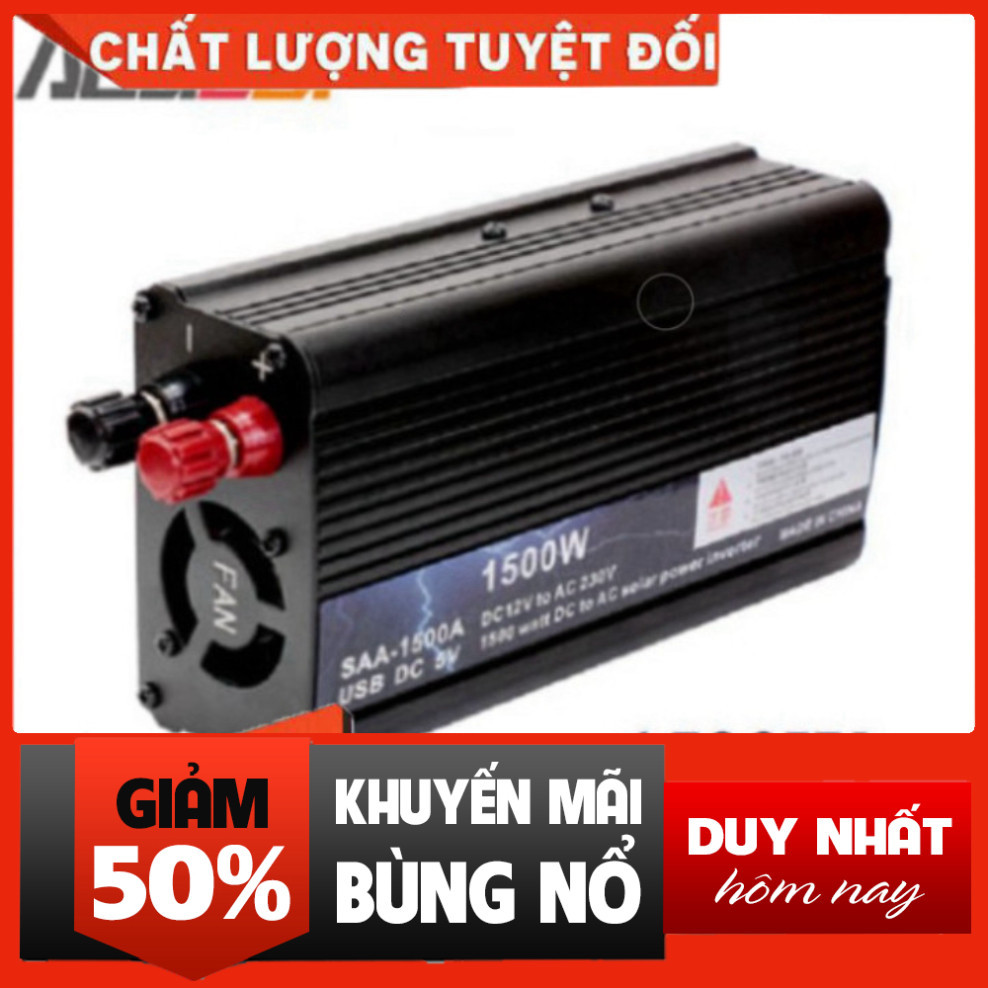Máy Kích Điện 1500W - Bộ Kích Điện 1500W - Inverter 1500W Sin Chuẩn BH ...