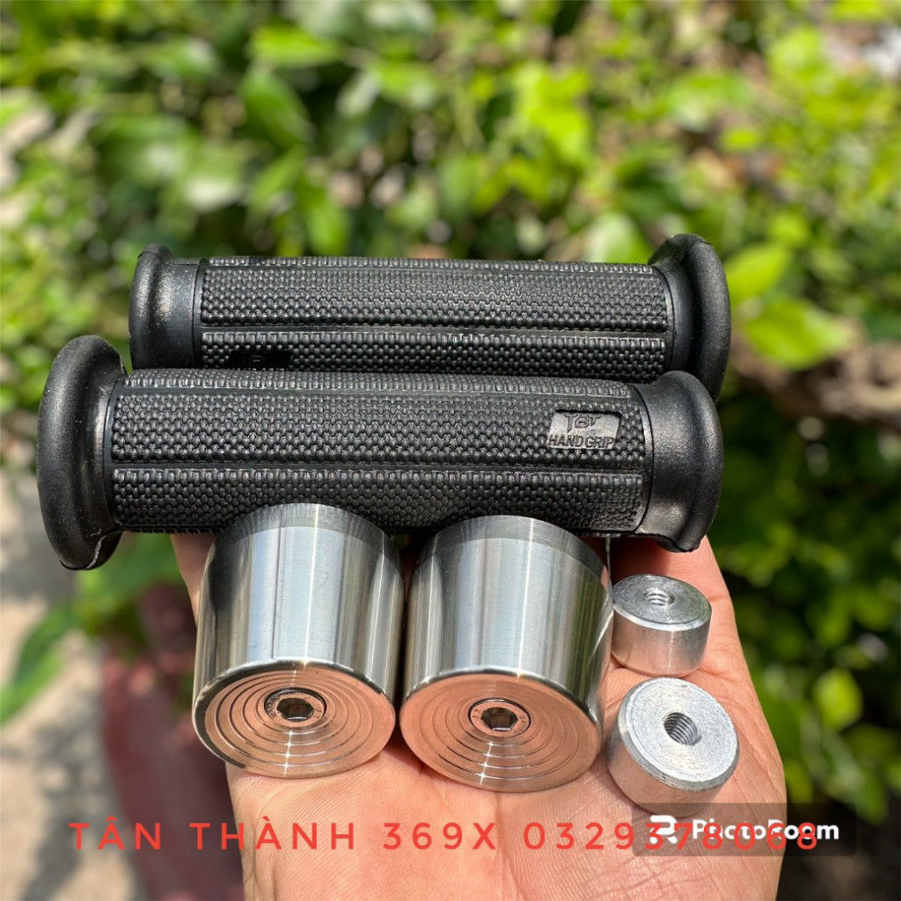 Bao tay TBT kèm gù tạ 500g, 420g nguyên khối chống rung xe máy inox 304 ( 1 cặp ) | Shopee Việt Nam