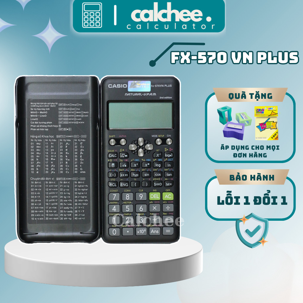 Máy tính Casio FX 570VN Plus 2nd Editon dành cho học sinh , Máy tính ...