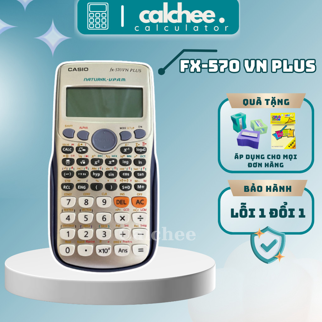 Máy tính Casio FX 570VN Plus, Máy tính học sinh casio giá rẻ Fx 570VN ...