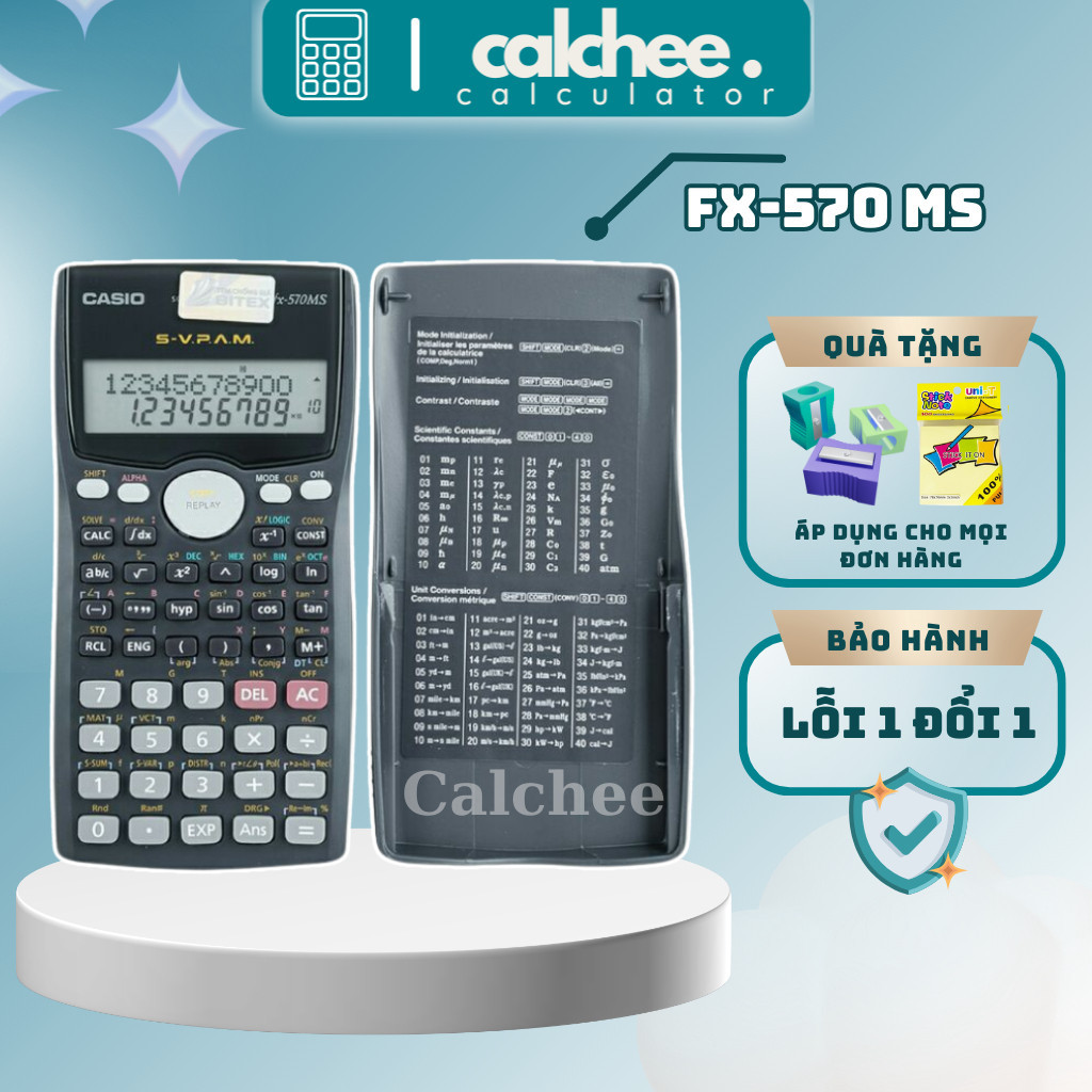 Máy tính học sinh giá rẻ Fx 570MS, máy tính casio giá rẻ FX 570MS dành ...