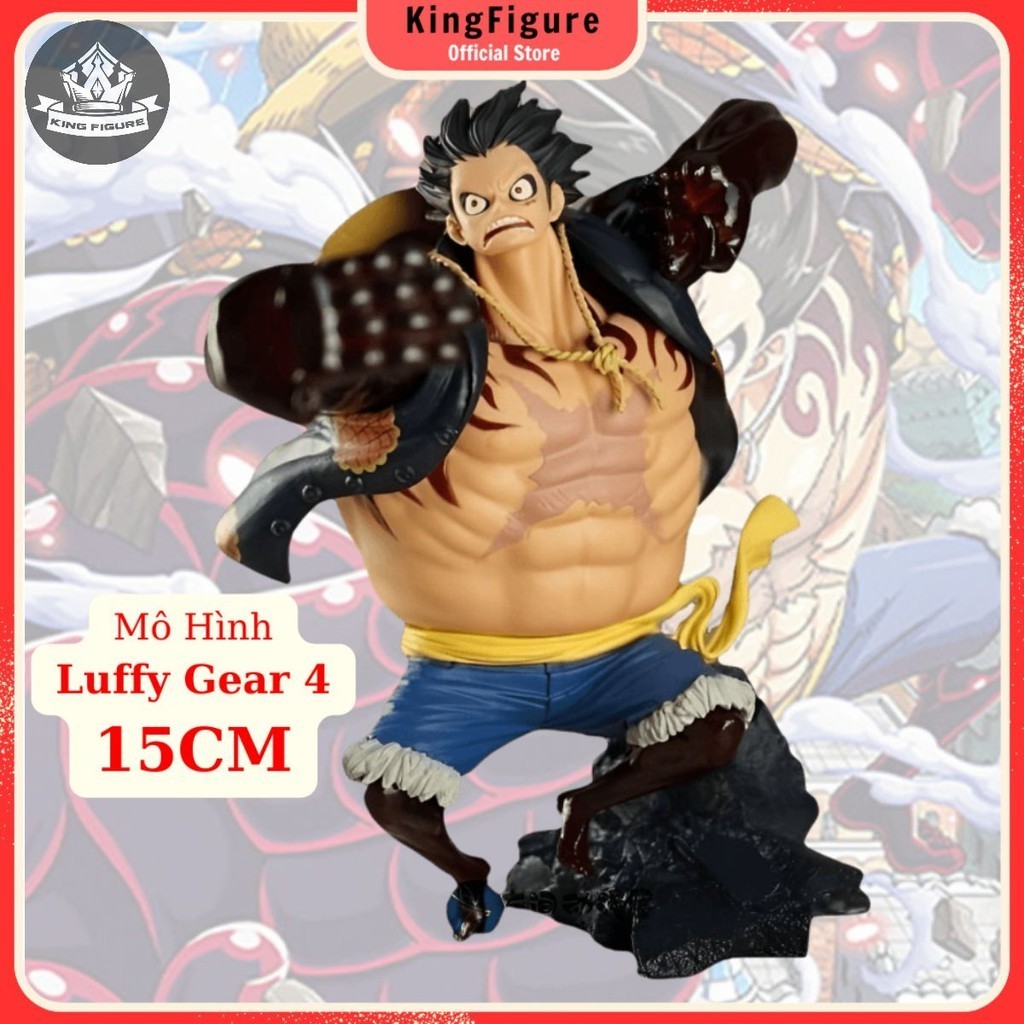 Mô Hình Luffy Gear 4 Hắc HAKI 15cm Mô hình One Piece Cao Cấp, Figure Mô ...