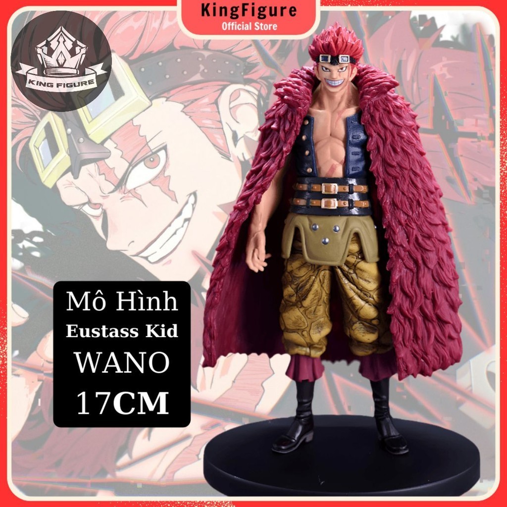 Mô Hình OnePiece Eustass Kid wano siêu ngầu cao 17cm nặng 250g , Figure ...