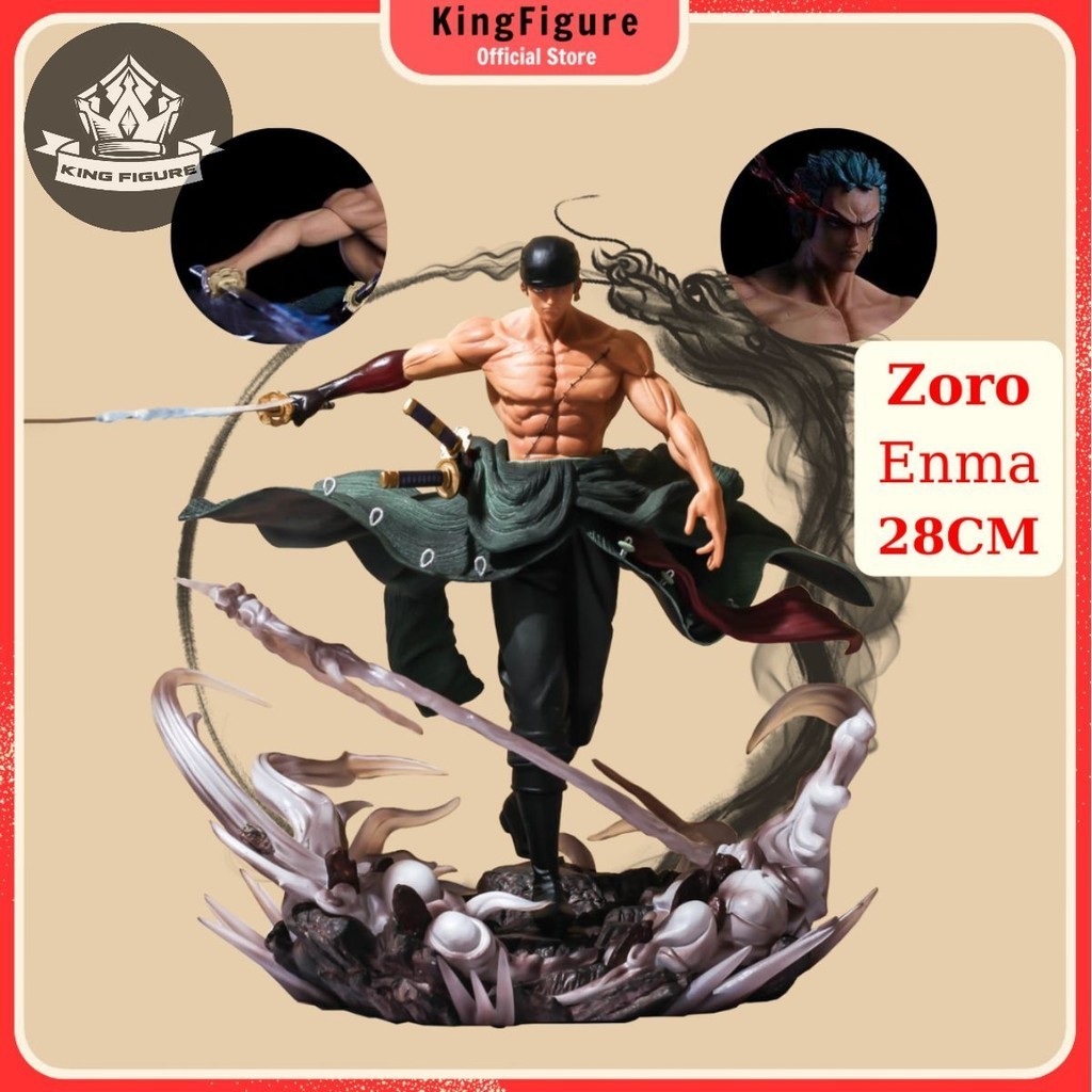 Mô Hình Zoro Sử Dụng Enma Siêu Ngầu 28cm 2 Đầu 2 Tay Mô Hình One Piece ...