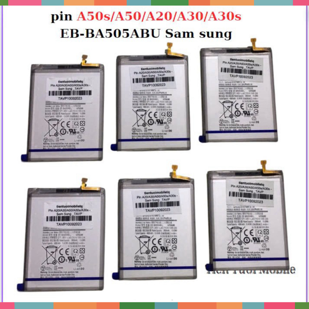 pin samsung A50s/A50/A20/A30/A30s/EB-BA505ABU,mới ,thay thế | Shopee ...