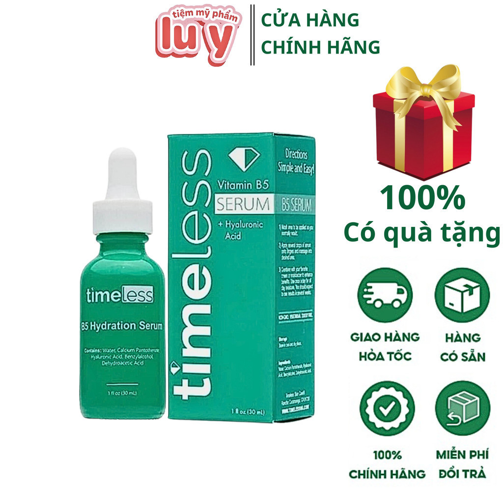 Tinh Chất Timeless Vitamin B5 + Hyaluronic Acid serum 30ml | Shopee Việt Nam