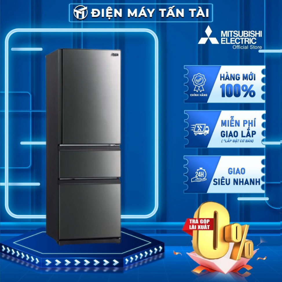 MR-CX46ER-BST-V - Tủ Lạnh Mitsubishi Electric Inverter 3 Cánh 365 Lít ...