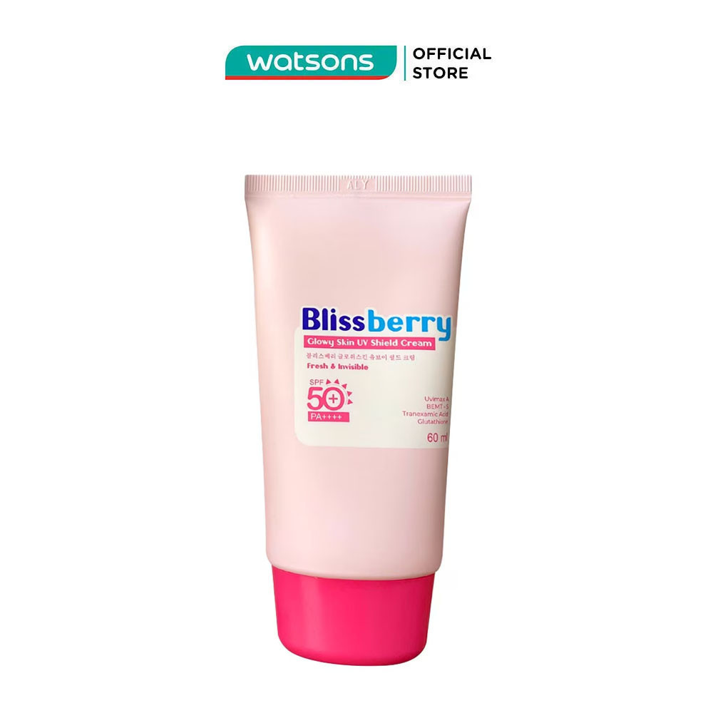 Kem Chống Nắng Blissberry Glowy Skin UV Shield Cream 60ml | Shopee Việt Nam