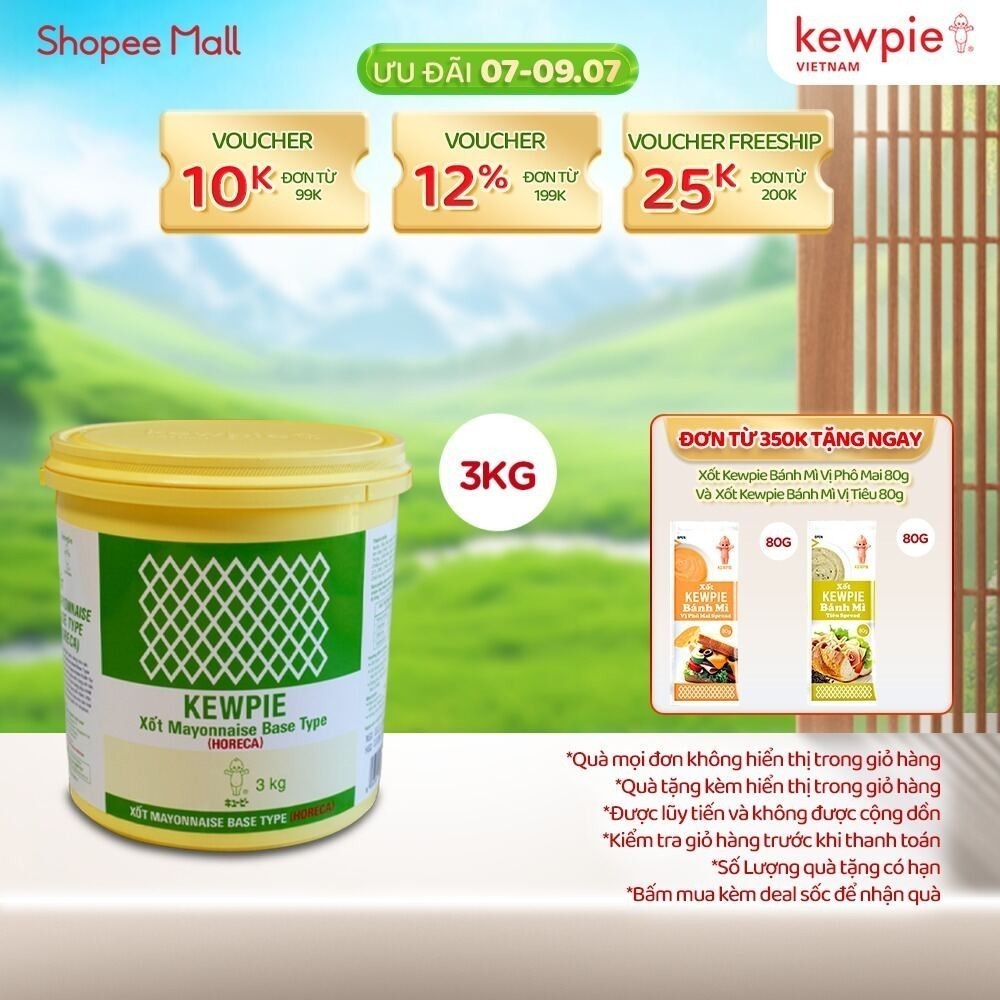 Xốt Mayonnaise Base Type Horeca Kewpie Xô 3kg Shopee Việt Nam