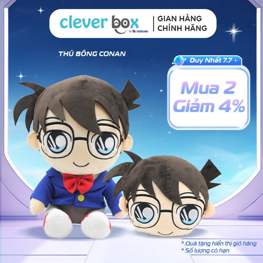 Thú bông Conan Plush Chính Hãng Tagger Clever Box - Phim hoạt hình Thám ...