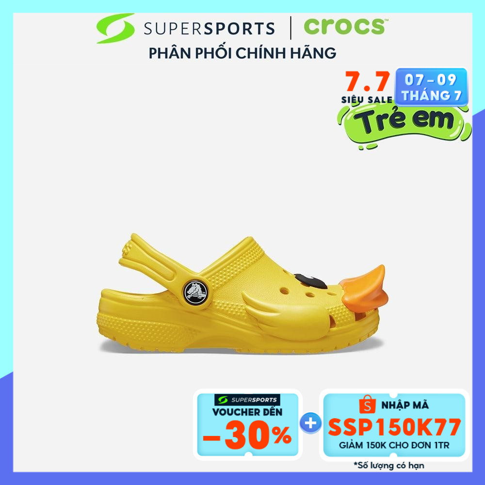 Giày Clog Trẻ Em Crocs Classic Toddler Iam Rubber Ducky - Vàng 210017 ...