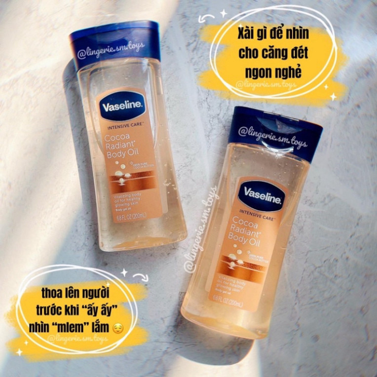 Dầu Dưỡng Cơ Thể Tạo Hiệu Ứng Giúp Da Căng Bóng Và Mềm Mại - Vaseline ...