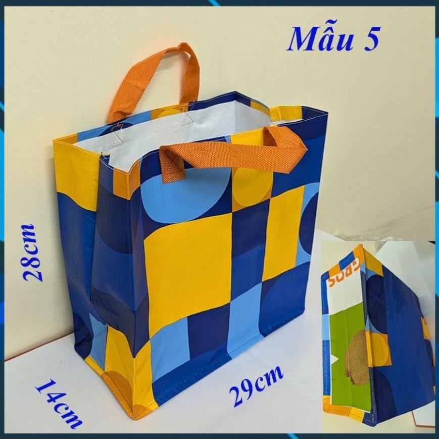 Túi đi chợ xếp gọn, nhẹ, chống thấm bằng bạt nhựa hay vải không dệt dầy ...
