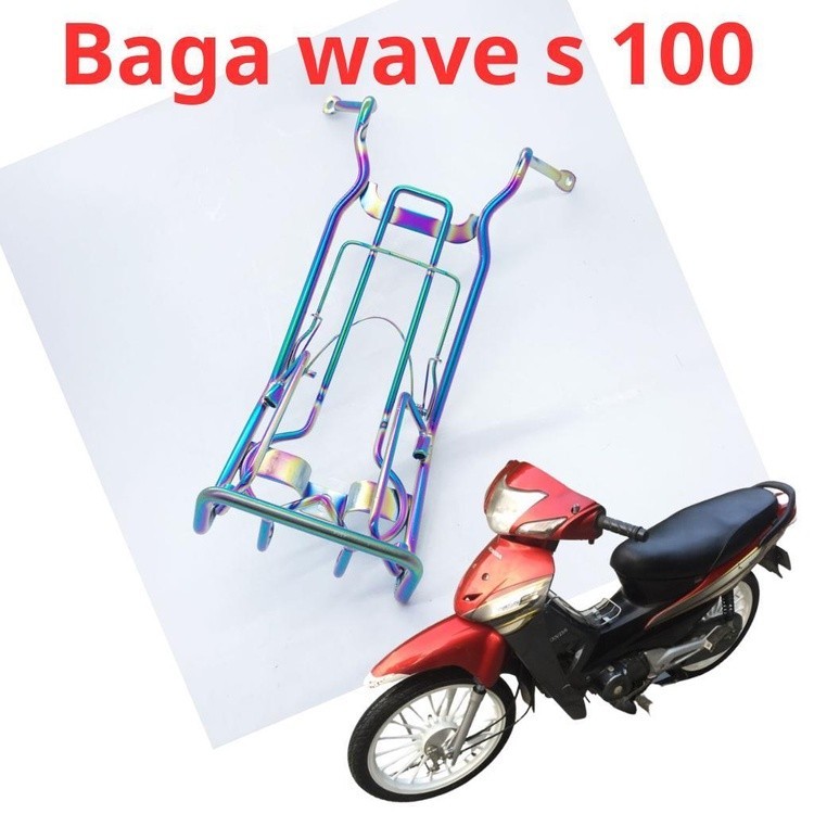 baga xe wave s 100 10li hàng dày dặn chắc chắn inox 7 màu titan siêu ...