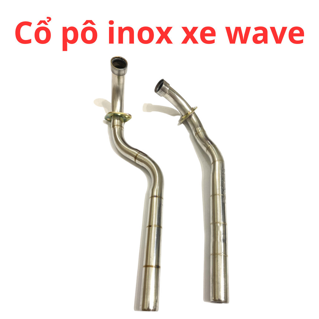 cổ pô inox gắn pô zin cho xe wave 50 100 110 dream rsx rs s blade không ...