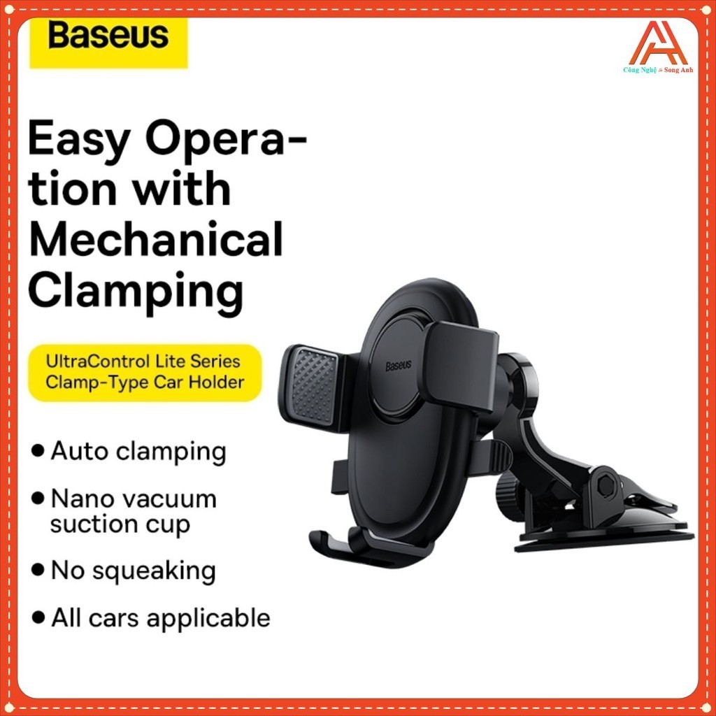 Đế Giữ Điện Thoại Gắn Kính Và Taplo Baseus UltraControl Lite Series Car ...