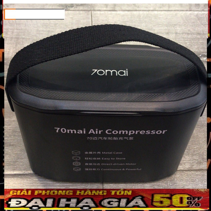 PHỤ KIỆN GIÁ RẺ Bơm lốp ô tô tự động Xiaomi 70mai Midrive TP01 - Máy bơm lốp xe hơi 70mai Máy ...