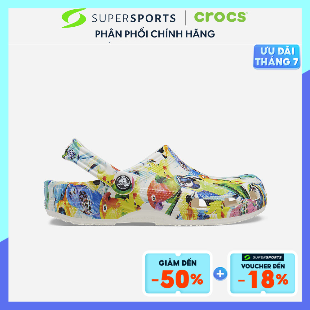 Giày clog unisex Crocs Classic Island Escape Clog - 208940-94S | Shopee ...
