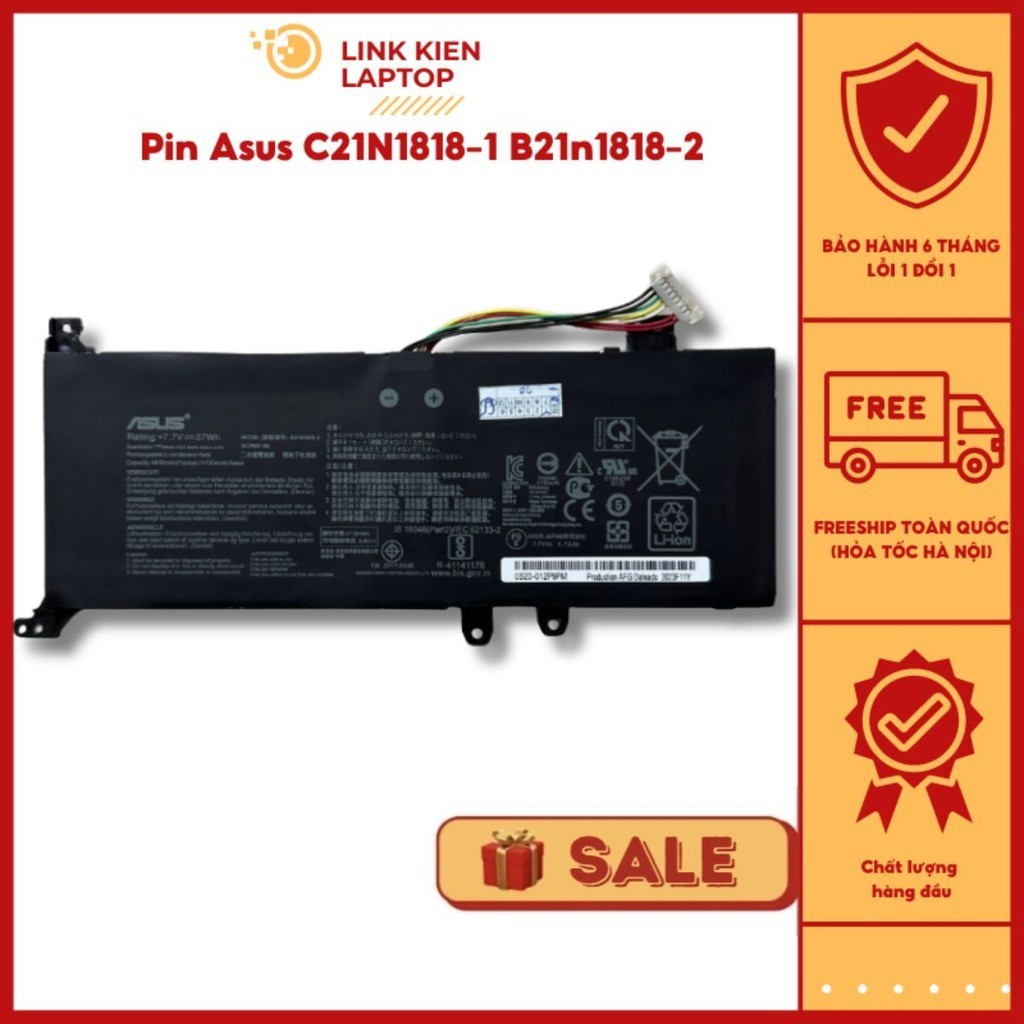 Pin Laptop Asus C21N1818 B21N1818 Zin Asus X512UF X512FB X512FA X712UA ...
