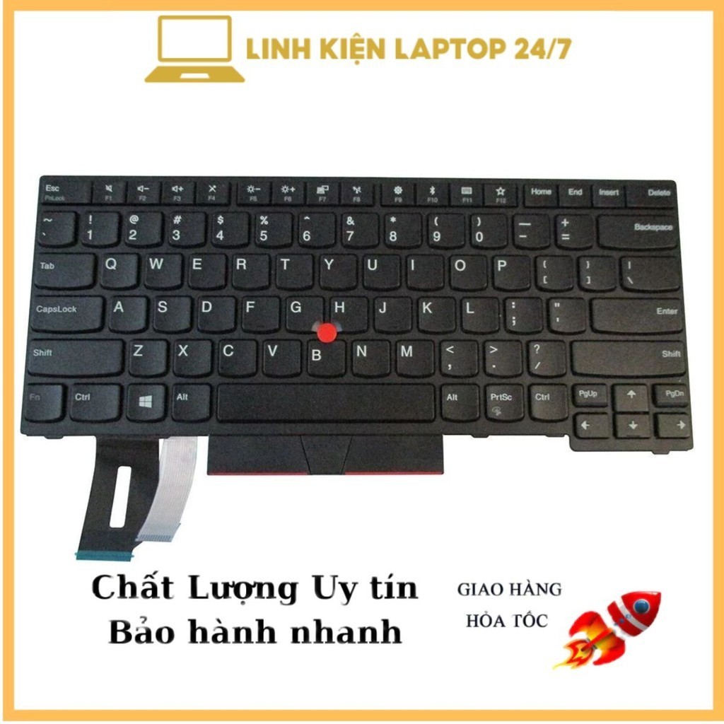 Bàn Phím Lenovo Thinkpad Edge E480 E485 E490 E495 T480s T490 T495 L380 ...