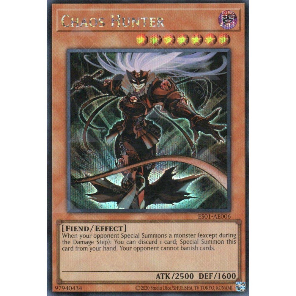 [ Bài Yugioh Chính Hãng ] ES01-AE006 Chaos Hunter | Shopee Việt Nam