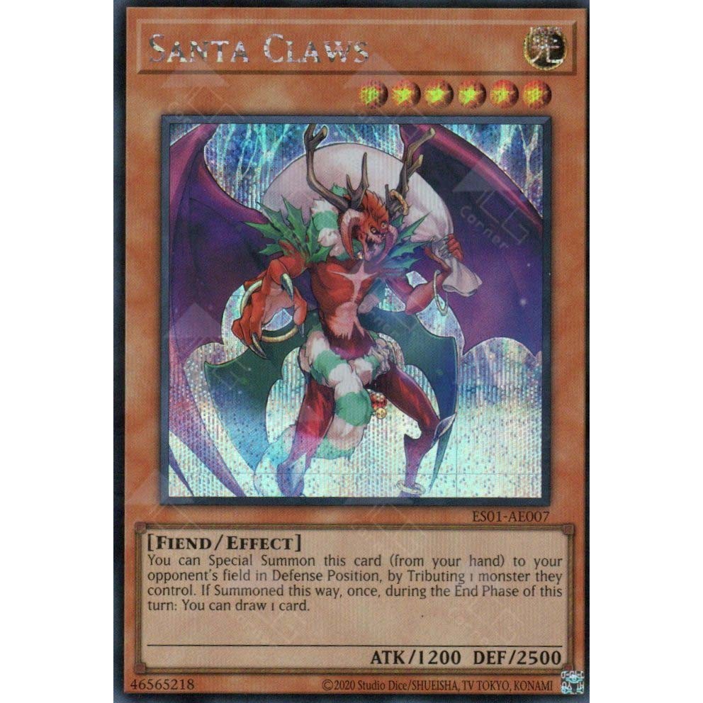 [ Bài Yugioh Chính Hãng ] ES01-AE007 Santa Claws | Shopee Việt Nam