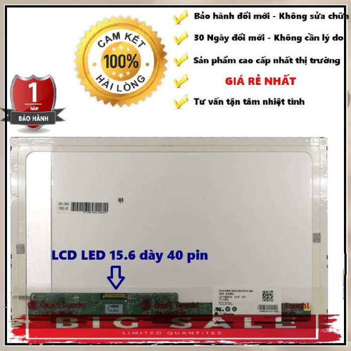 PHỤ KIỆN GIÁ TẠI KHO Màn hình laptop lenovo G580, G580A, G585, G585A G570, G575, G770 G500 G505 ...