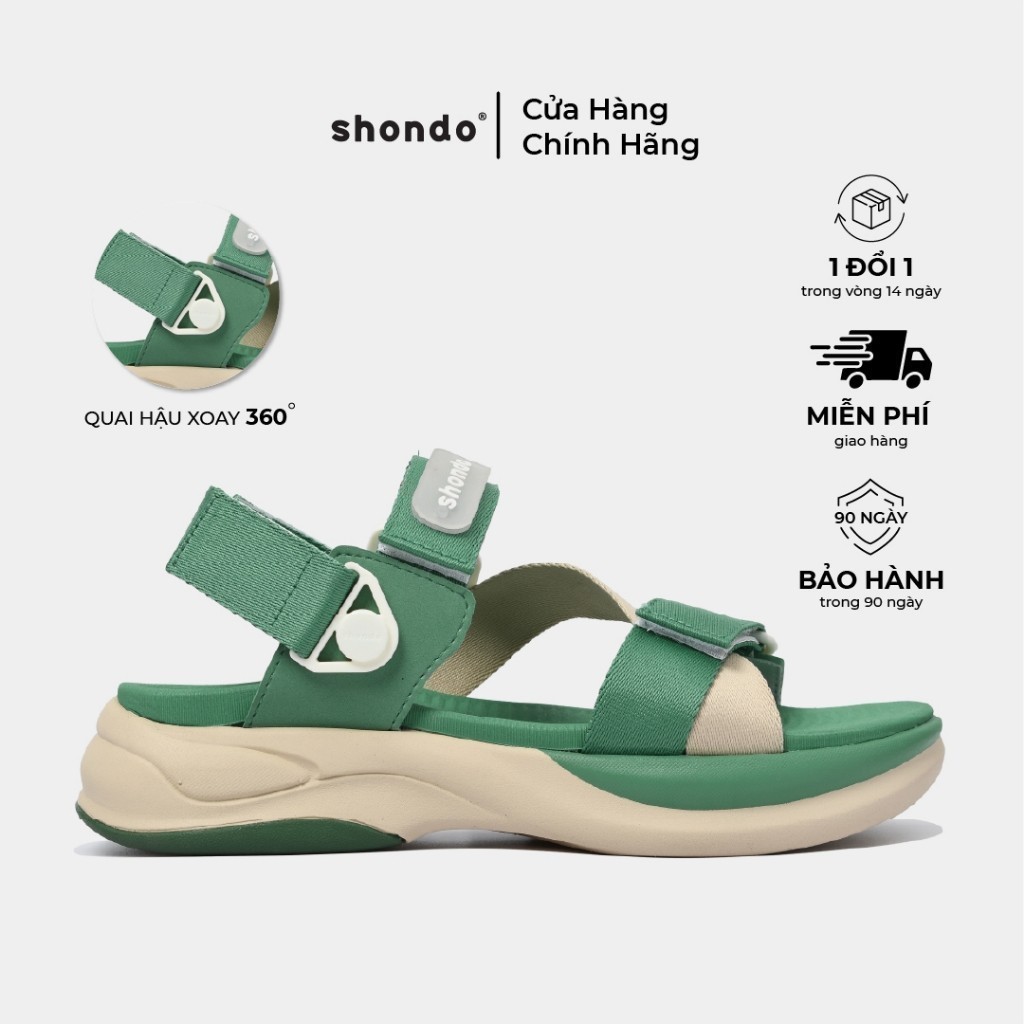 Giày Sandals Nam Nữ SHONDO F8B Valentine Êm, Thời Trang Thích Hợp Đi ...