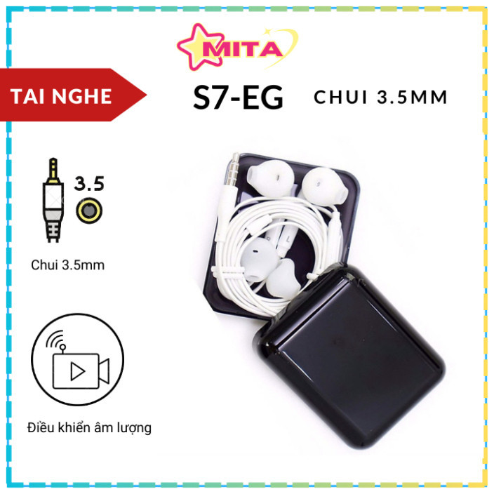 Tai nghe nhét tai có dây chui jack chui tròn 3.5mm hỗ trợ cho các dòng ...