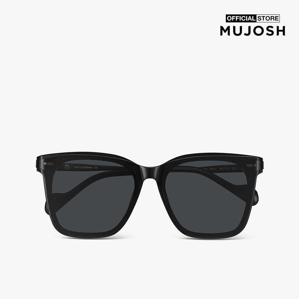 MUJOSH - Kính mát unisex gọng vuông bản dày hiện đại MJ101SJ501-BKC1 ...