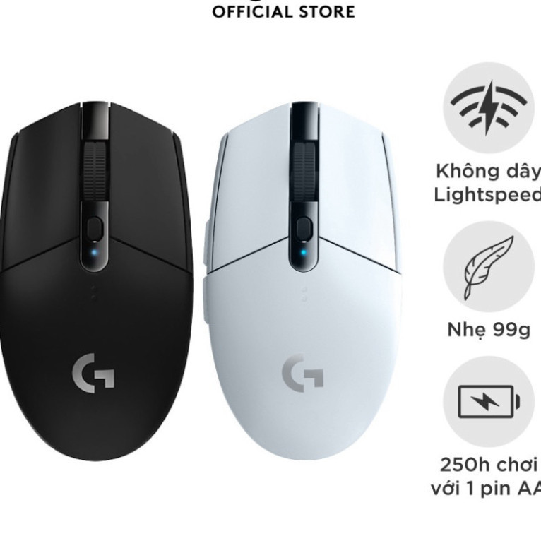 Chuột game không dây Logitech G304 - nhẹ, 6 nút lập trình, onboard ...