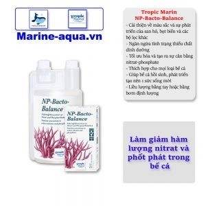 GIẢM NỒNG ĐỘ NO3,PO4 CHO BỂ CÁ CẢNH BIỂN NP-BACTO-BALANCE TROPIC MARIN ...