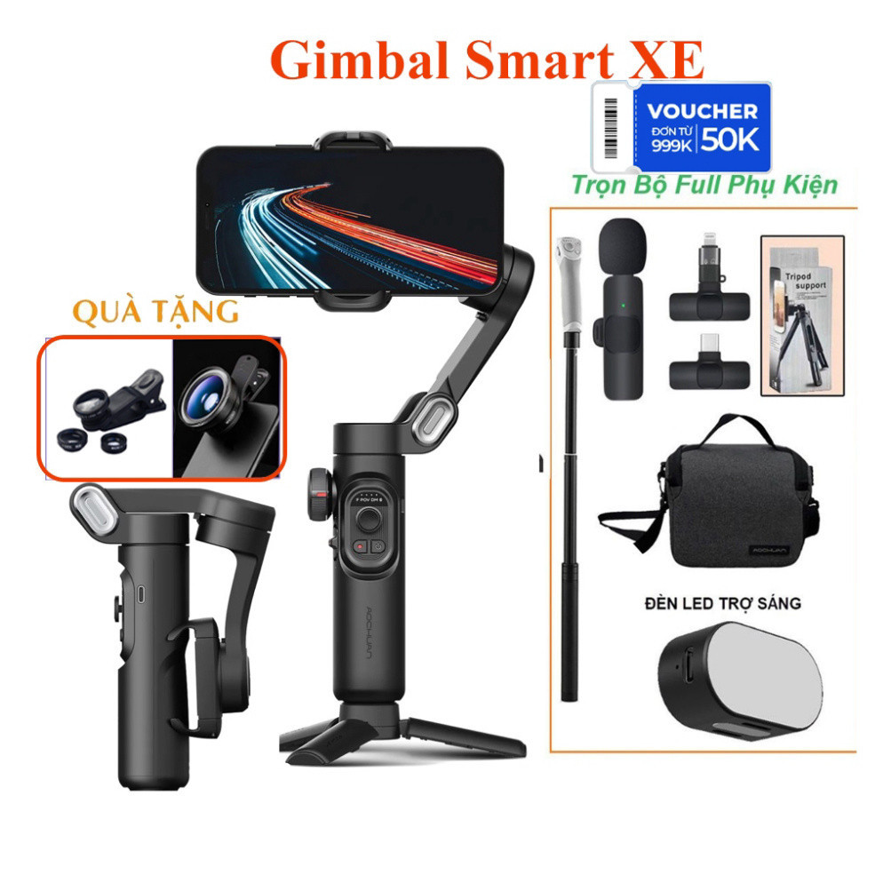 Gimbal chống rung điện thoại Smart XE, Gậy quay video chống rung tốt hơn Gimbal smart xpro ...